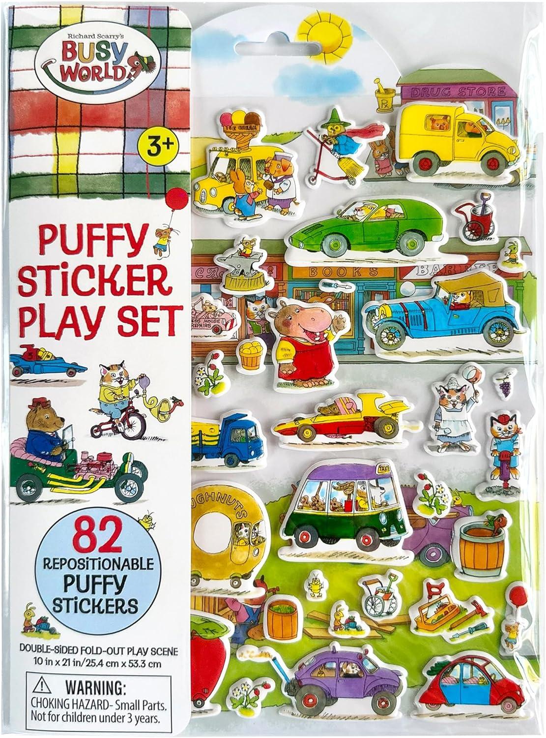 Richard Scarry's busy World® Puffy Sticker Play Set | RPS Toys