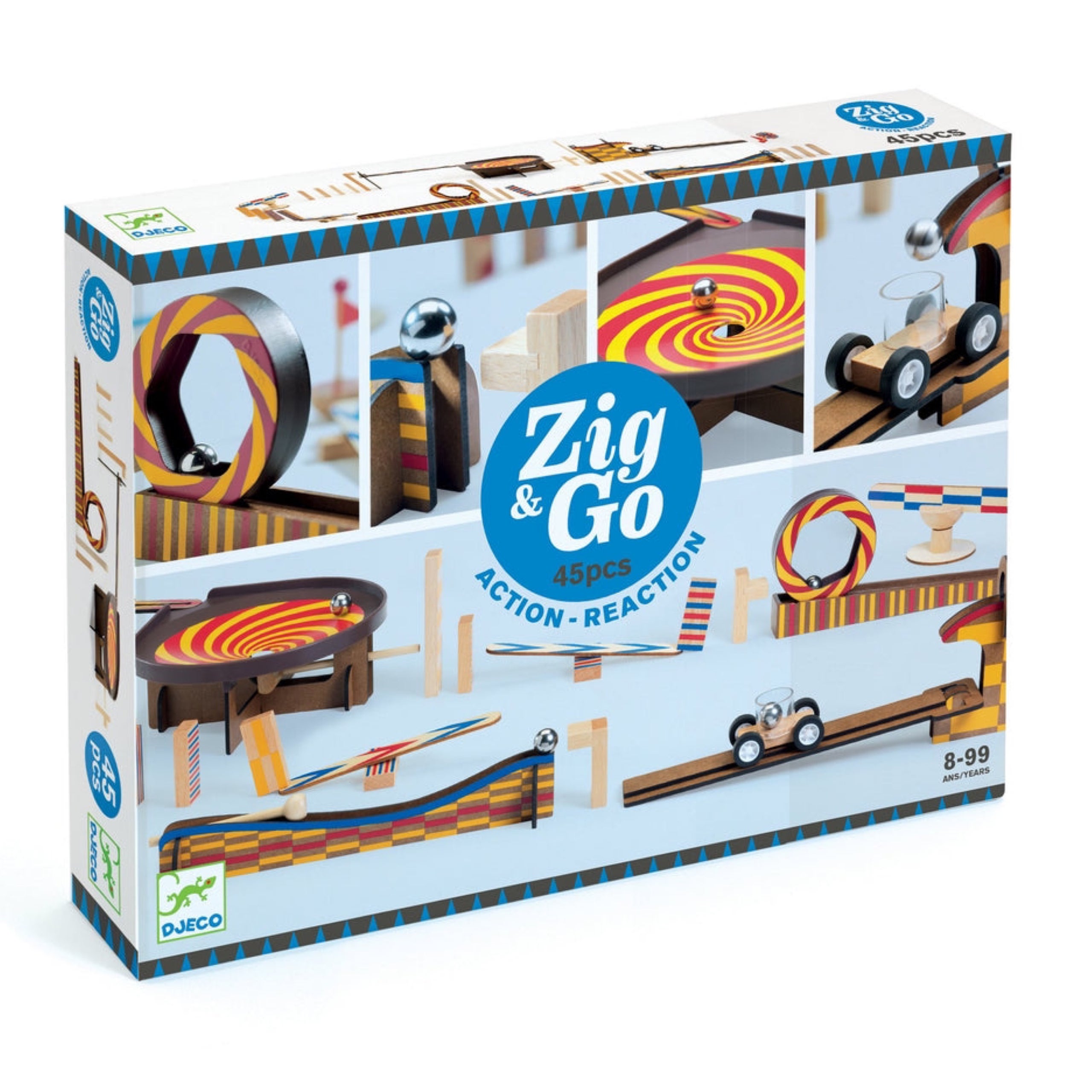Zig & Go Wroom - 45 Pieces | RPS Toys