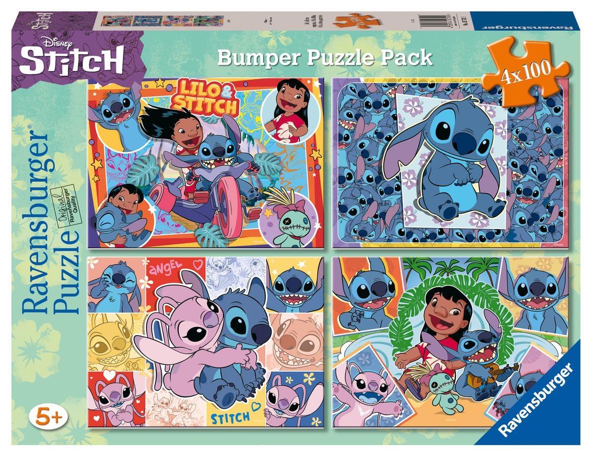 Ravensburger Disney Stitch 4x100 Piece Jigsaw Puzzle | RPS Toys